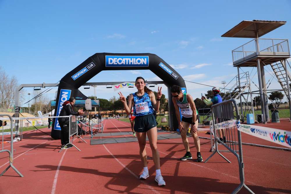 Giulia Aprile al traguardo - Livornopress